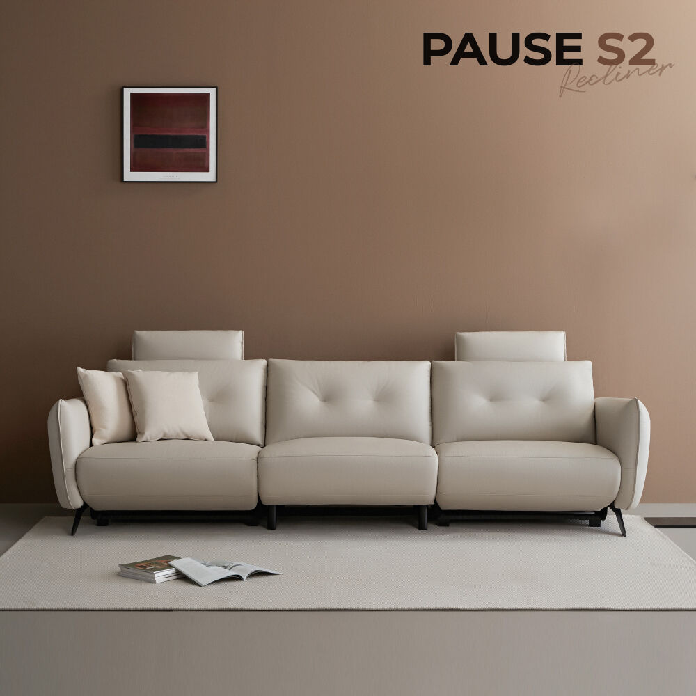 [세라젬] PAUSE 파우제S2 리클라이너 소파 4인용 - 감도 깊은 취향 셀렉트샵 29CM